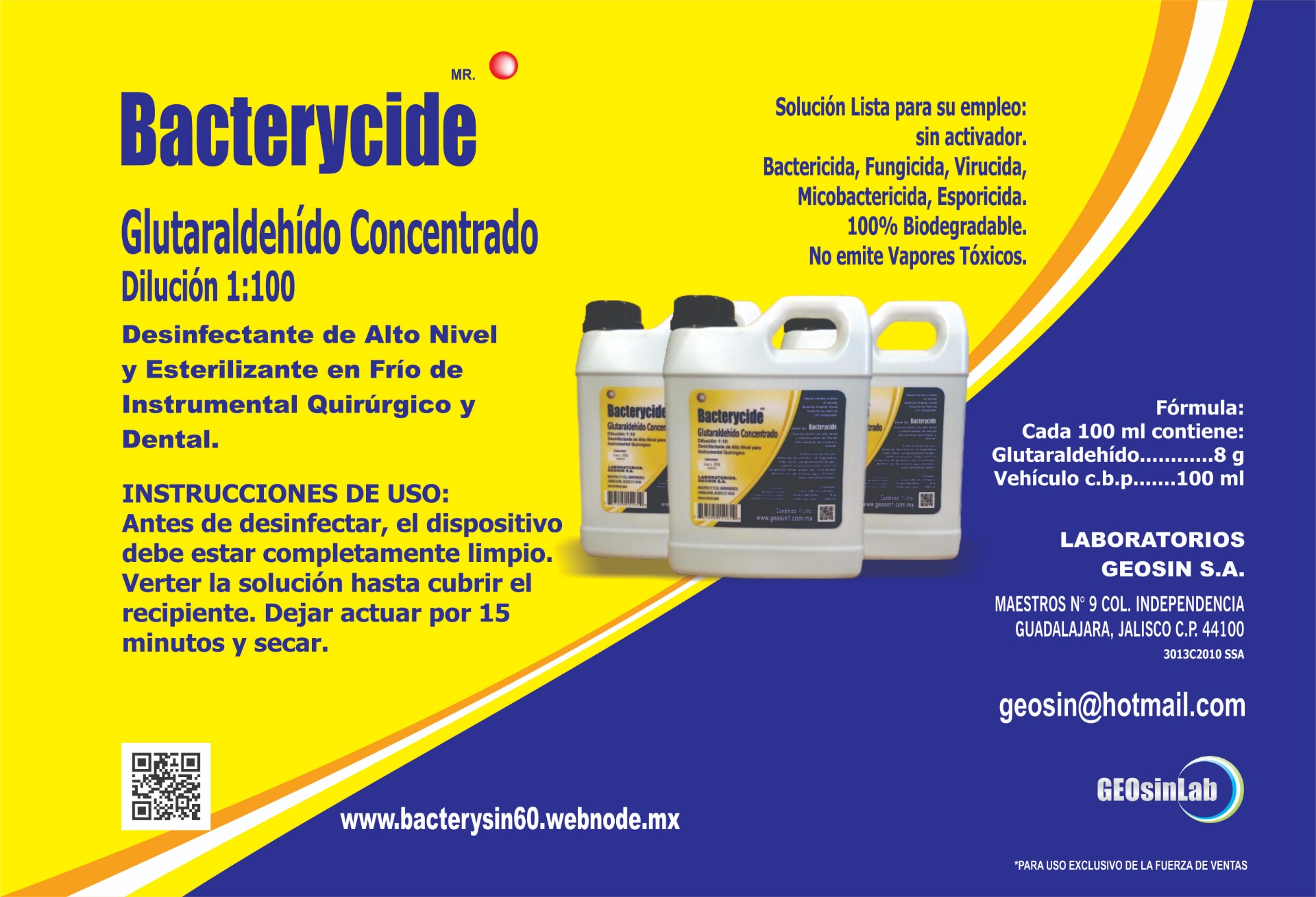 PRINCIPALES EFECTOS DE BACTERYSIN 60 :: Bacterysin60